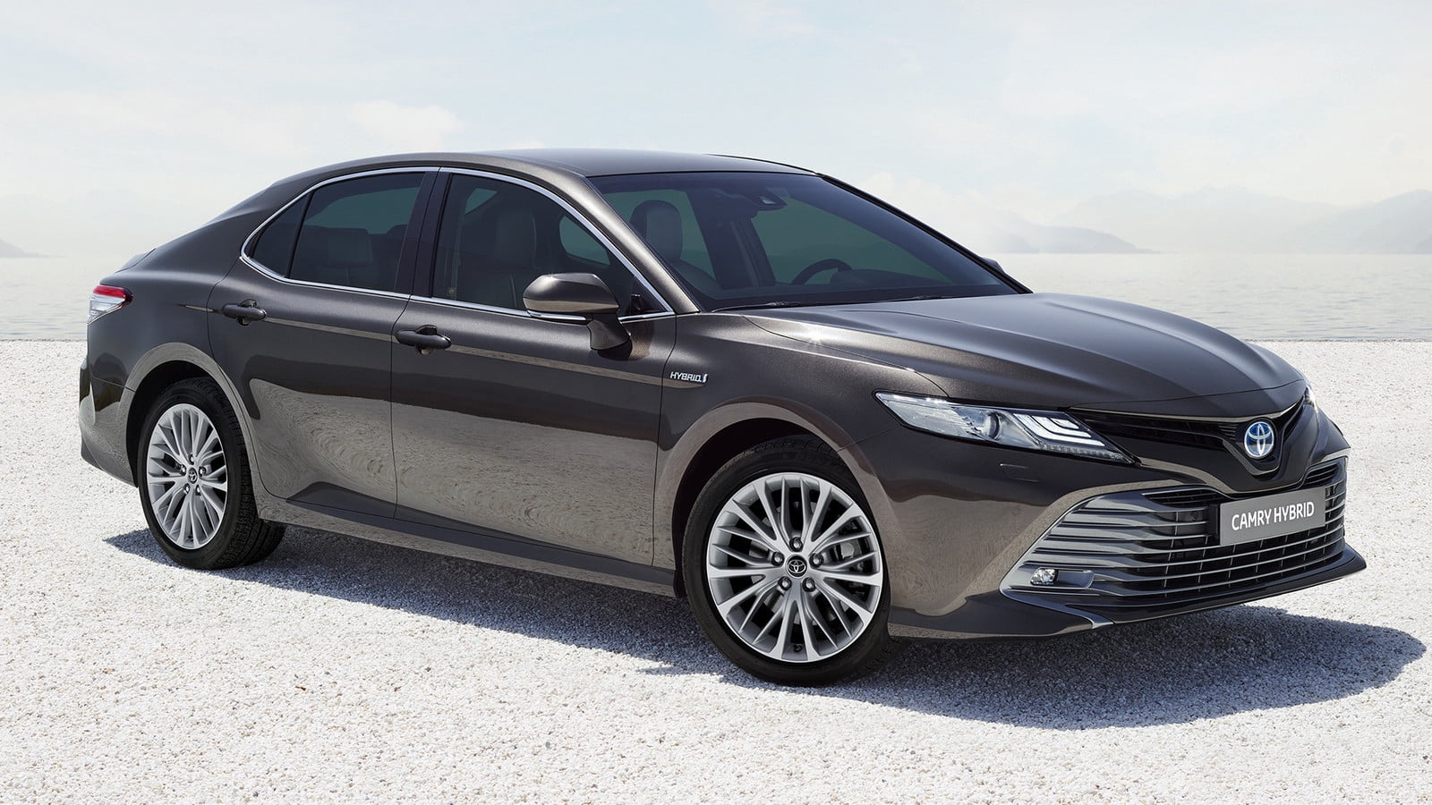 2019 Toyota Camry Hybrid EU - 20x30 Inch Glossy Laminated Poster ...