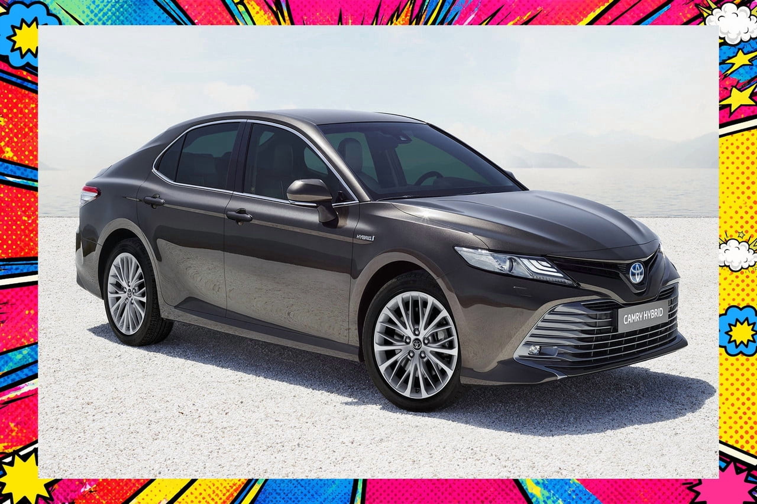 2019 Toyota Camry Hybrid EU - Pop Art Edition | 24x36 Inch Rolled ...