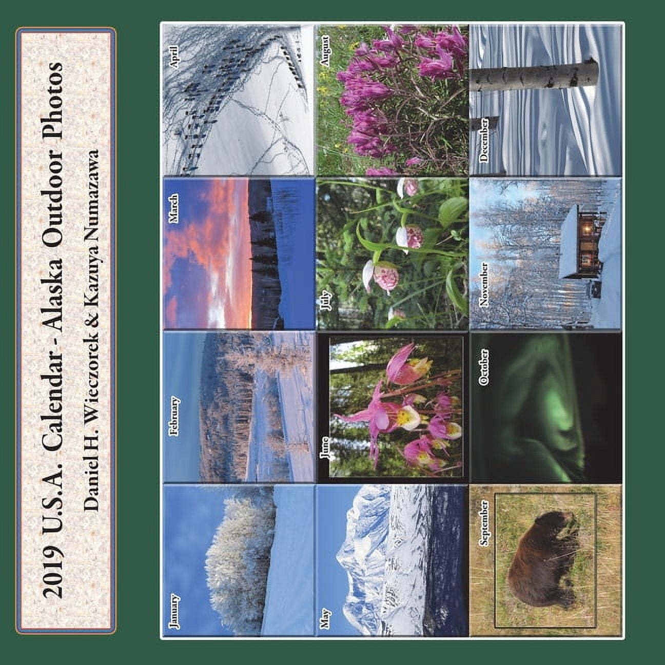 2019 U.S.A. Calendar - Alaska Outdoor Photos, (Paperback) - Walmart.com