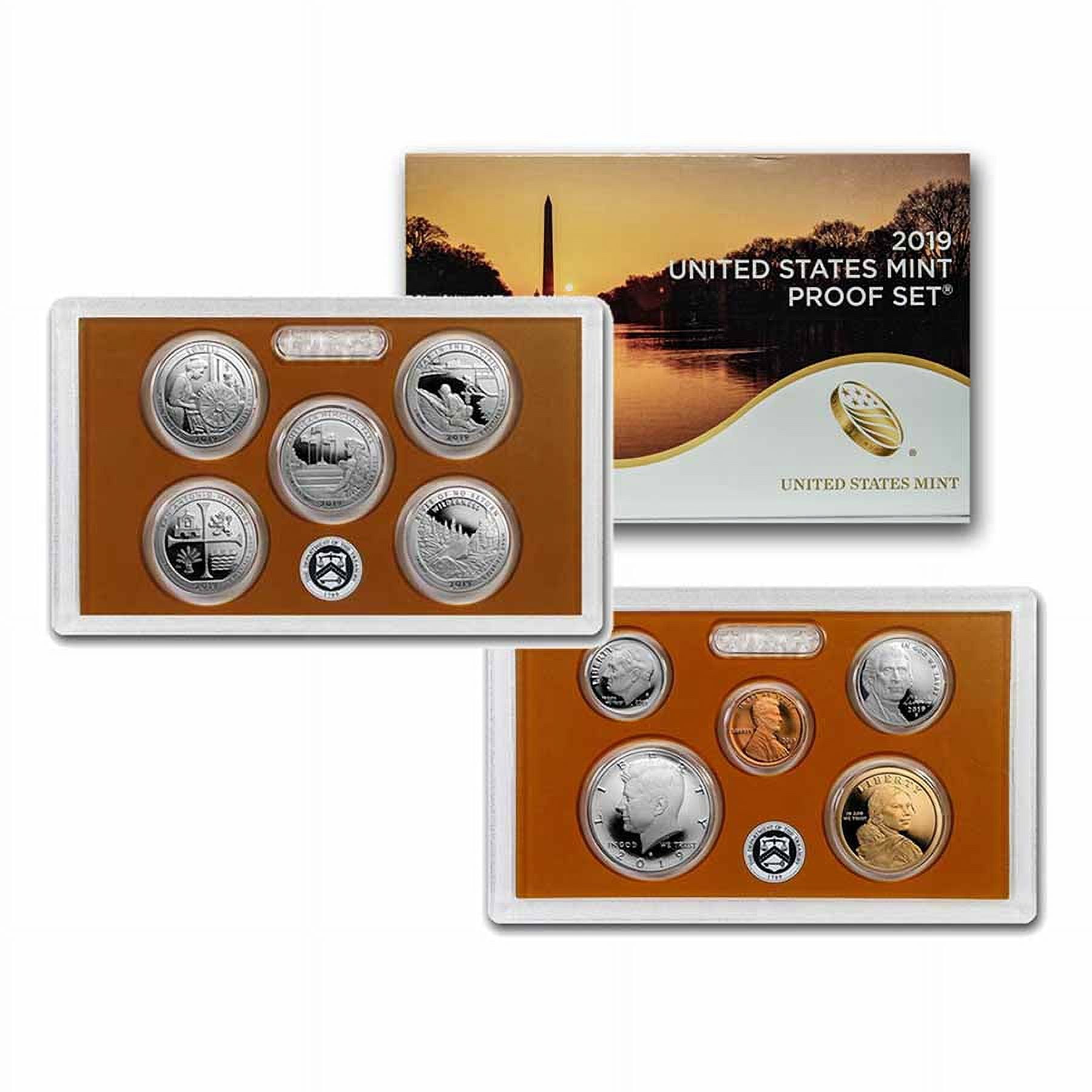 2019 U.S. Proof Set (w/o West Point Proof Cent) - Walmart.com
