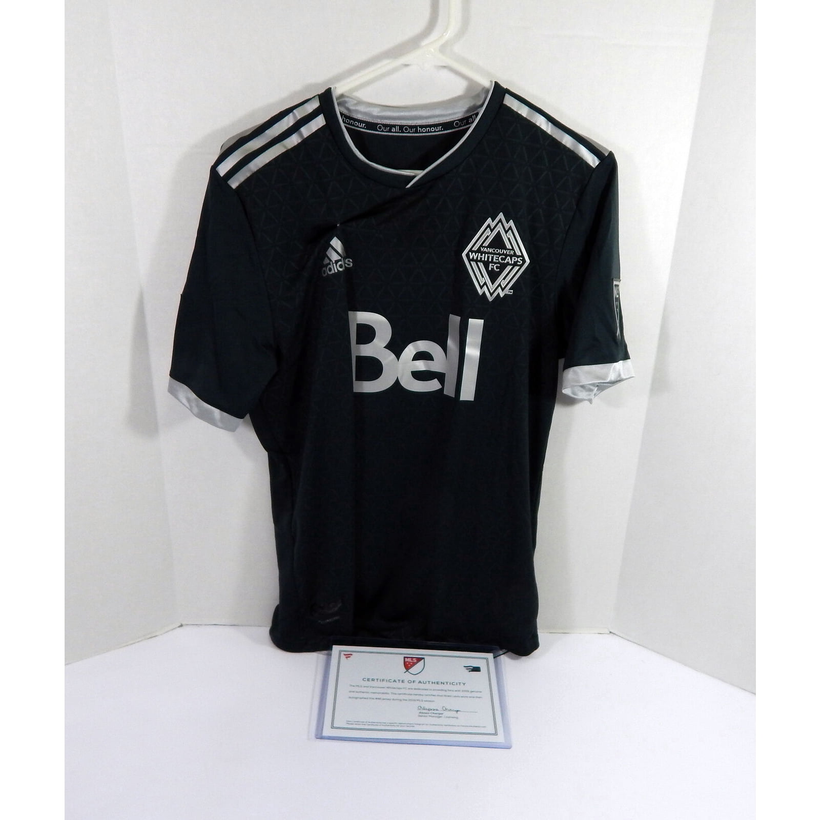 2019 Vancouver Whitecaps FC Brett Levis #46 Game Used Signed Black ...