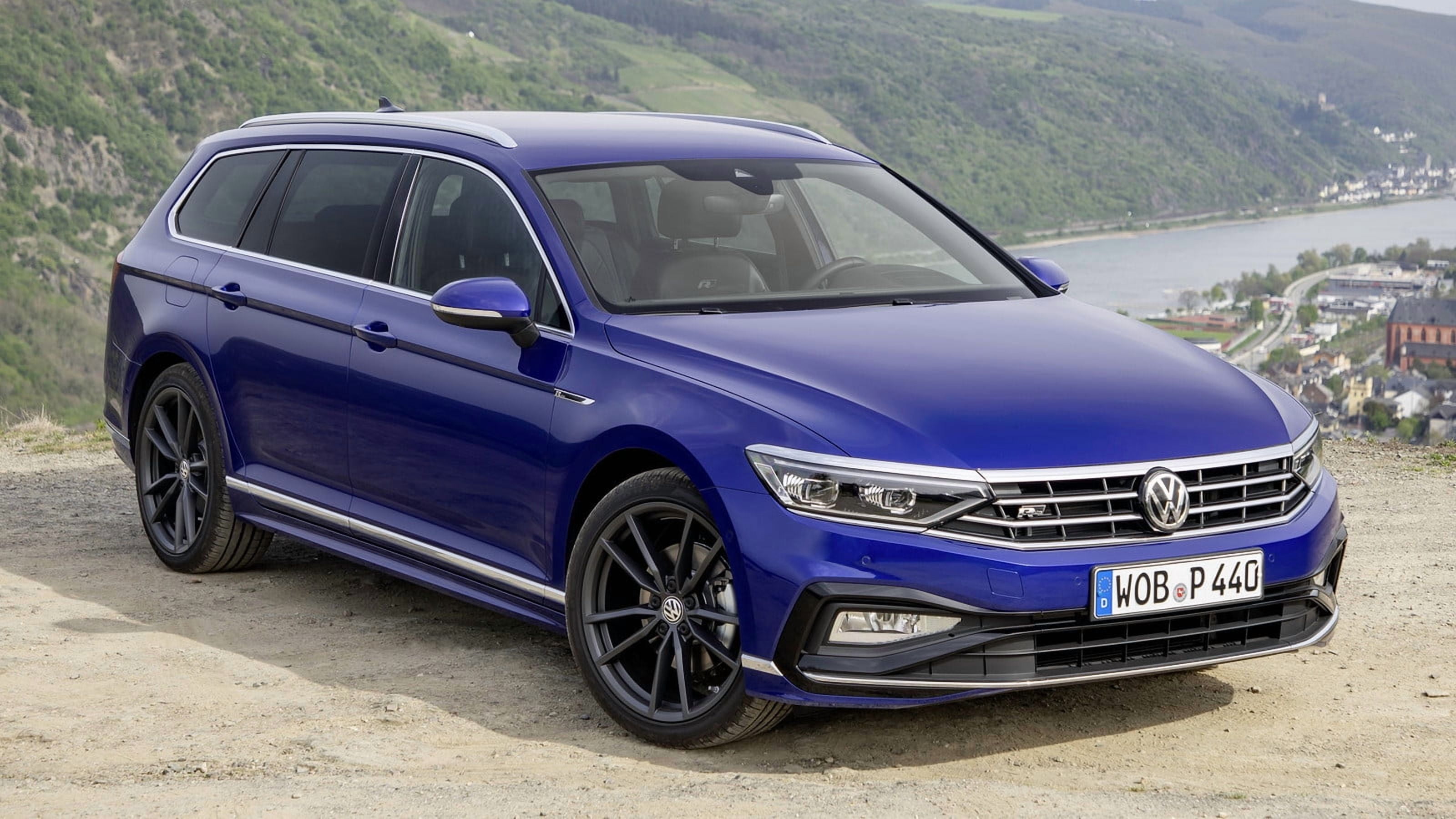 2019 Volkswagen Passat Variant R Line Car Poster - 24x36 Inch Laminated ...
