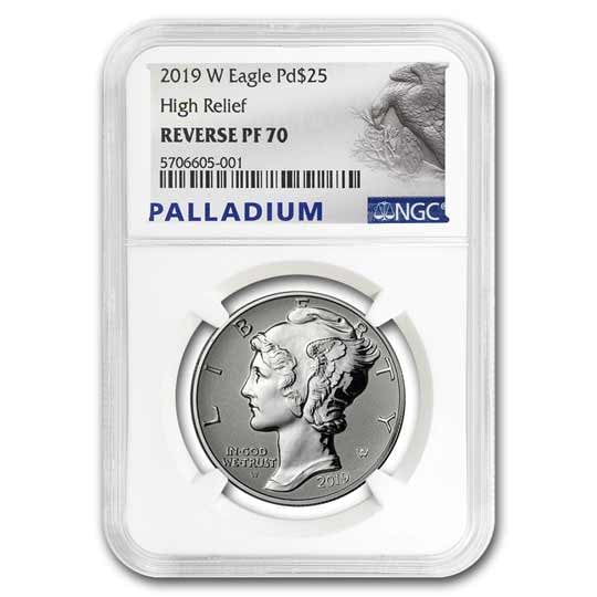 2019-W 1 oz Reverse Proof Palladium Eagle PF-70 NGC - Walmart.com