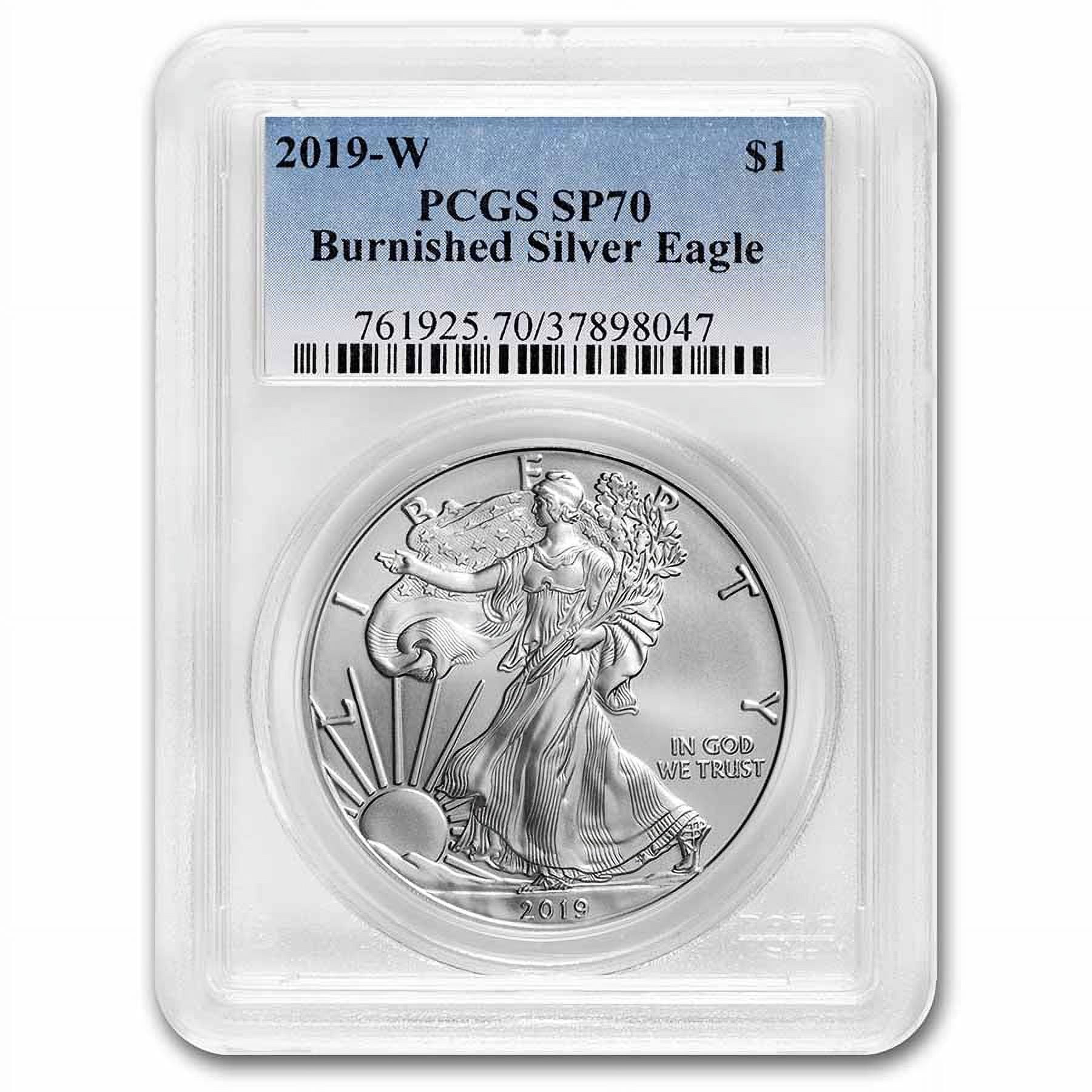 2019-W Burnished American Silver Eagle SP-70 PCGS - Walmart.com