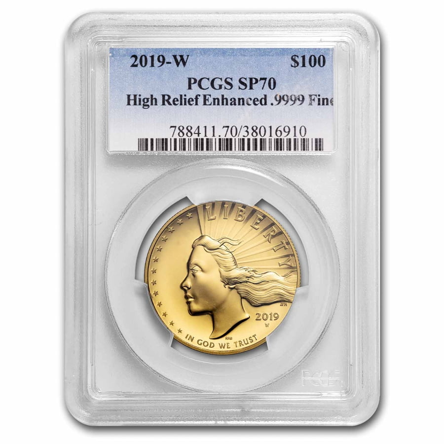 2019-W HR American Liberty Gold SP-70 PCGS - Walmart.com