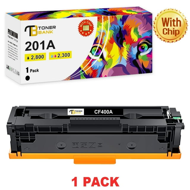 201A 201X Toner Cartridge Black 1-Pack Compatible for HP CF400A CF400X ...