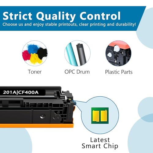 201A Black Toner Cartridges - Replacement for HP 201A 201X CF400A Toner ...