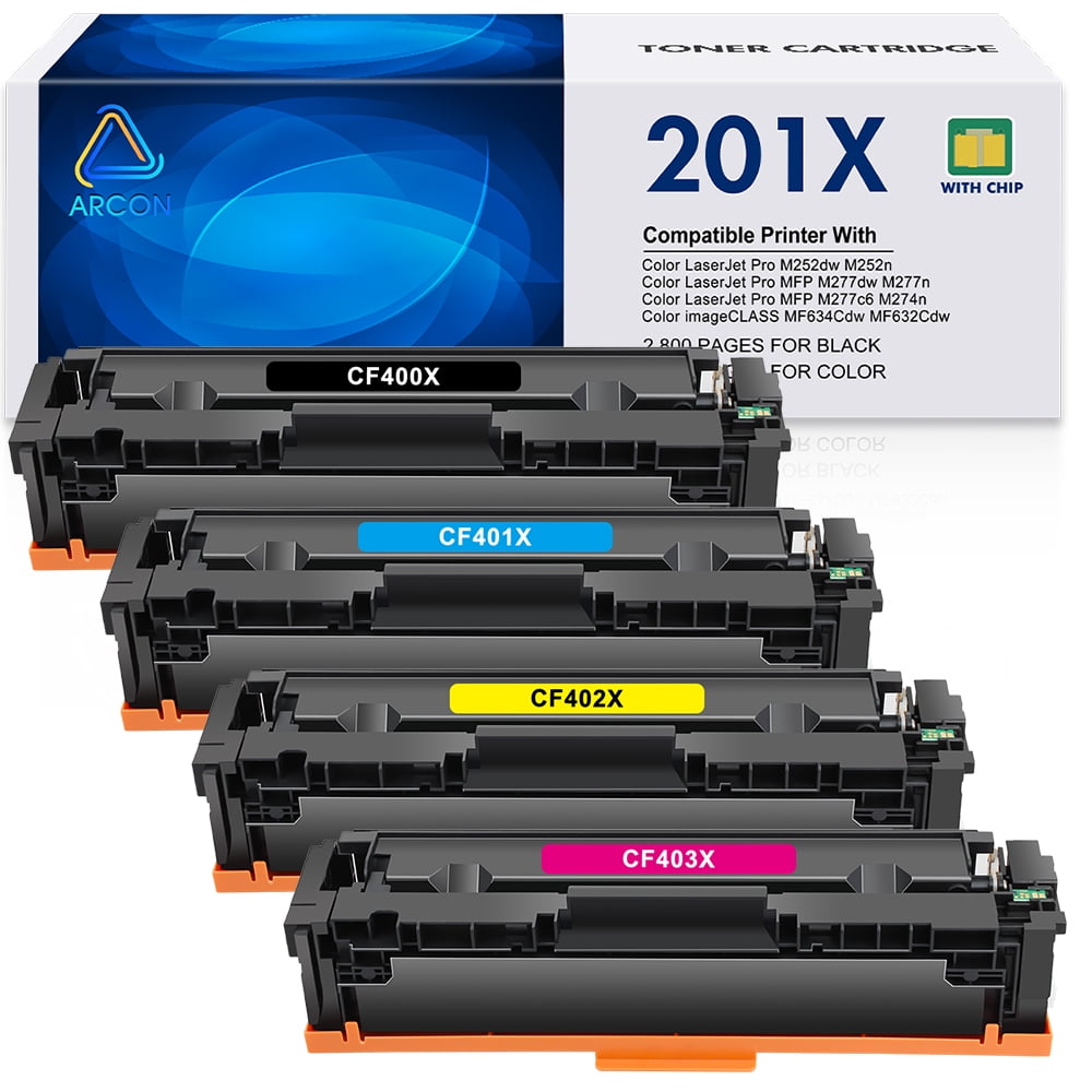 201X Toner Cartridges 201A Compatible for HP 201A 201X Color Laserjet ...