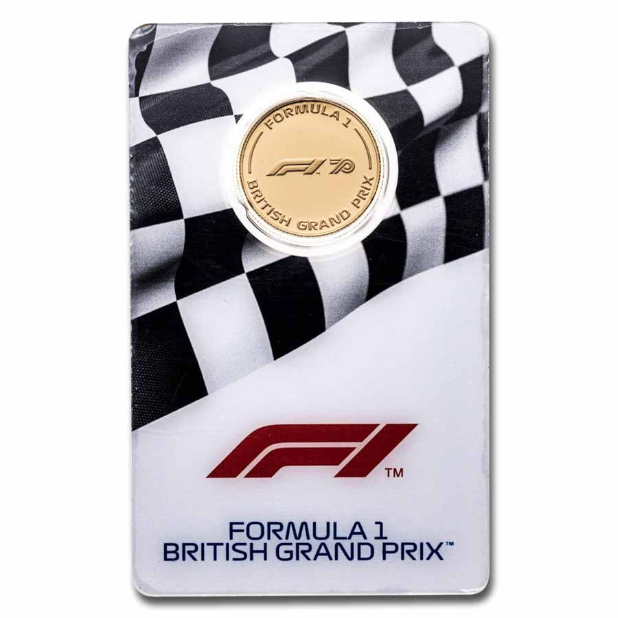 2020 1/4 oz $25 SI Gold Formula 1® British Grand Prix (In Assay ...