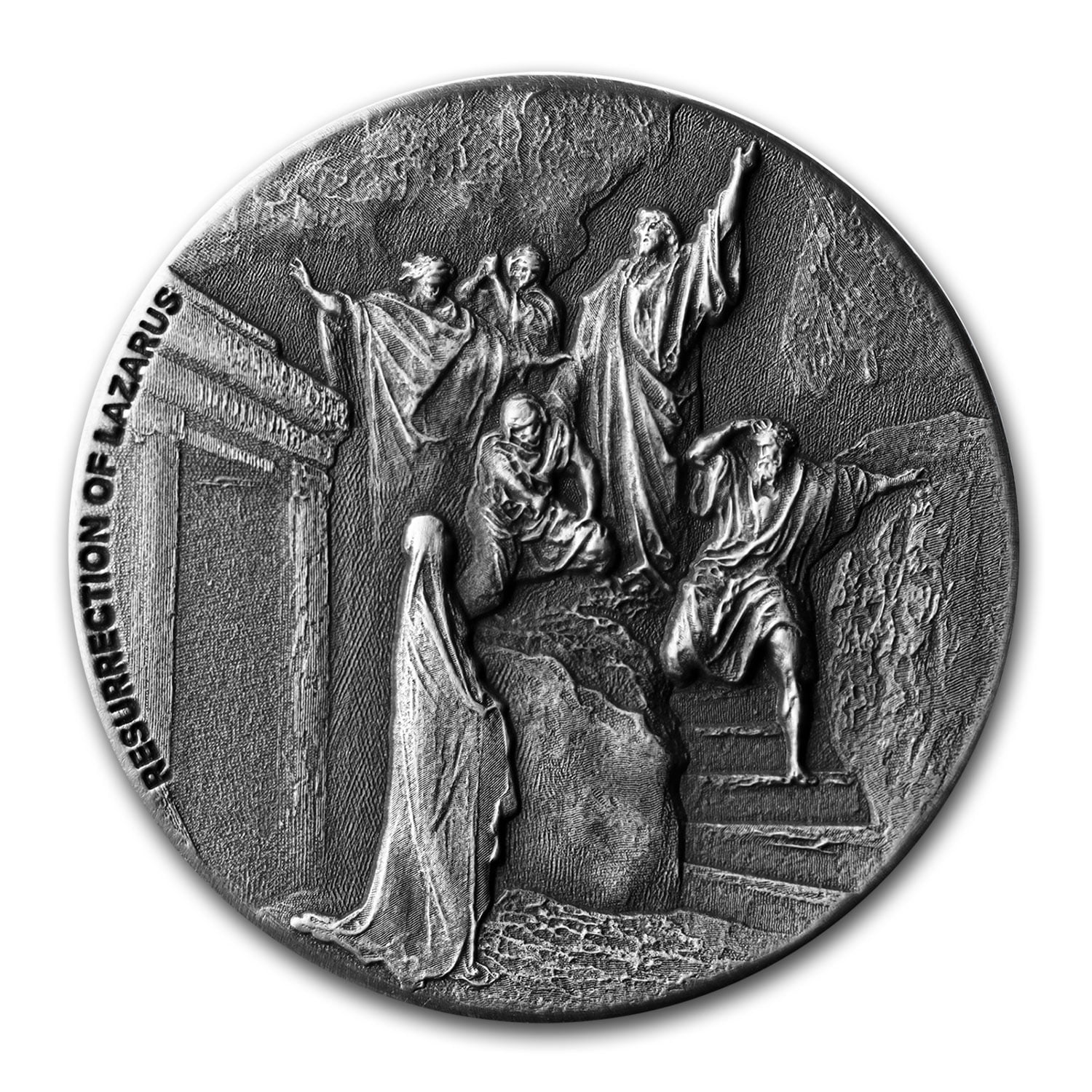 2020 2 oz Silver Coin - Biblical Series (Resurrection of Lazarus ...