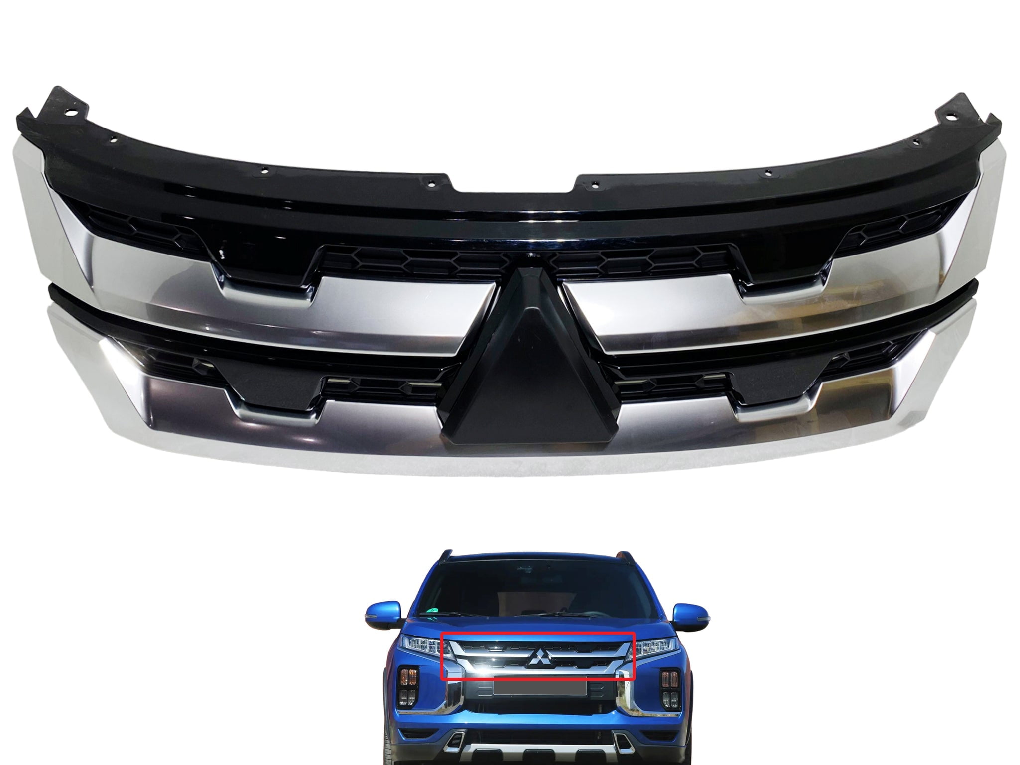 2020 2021 2022 2023 Compatible With Mitsubishi Outlander Sport Grille ...