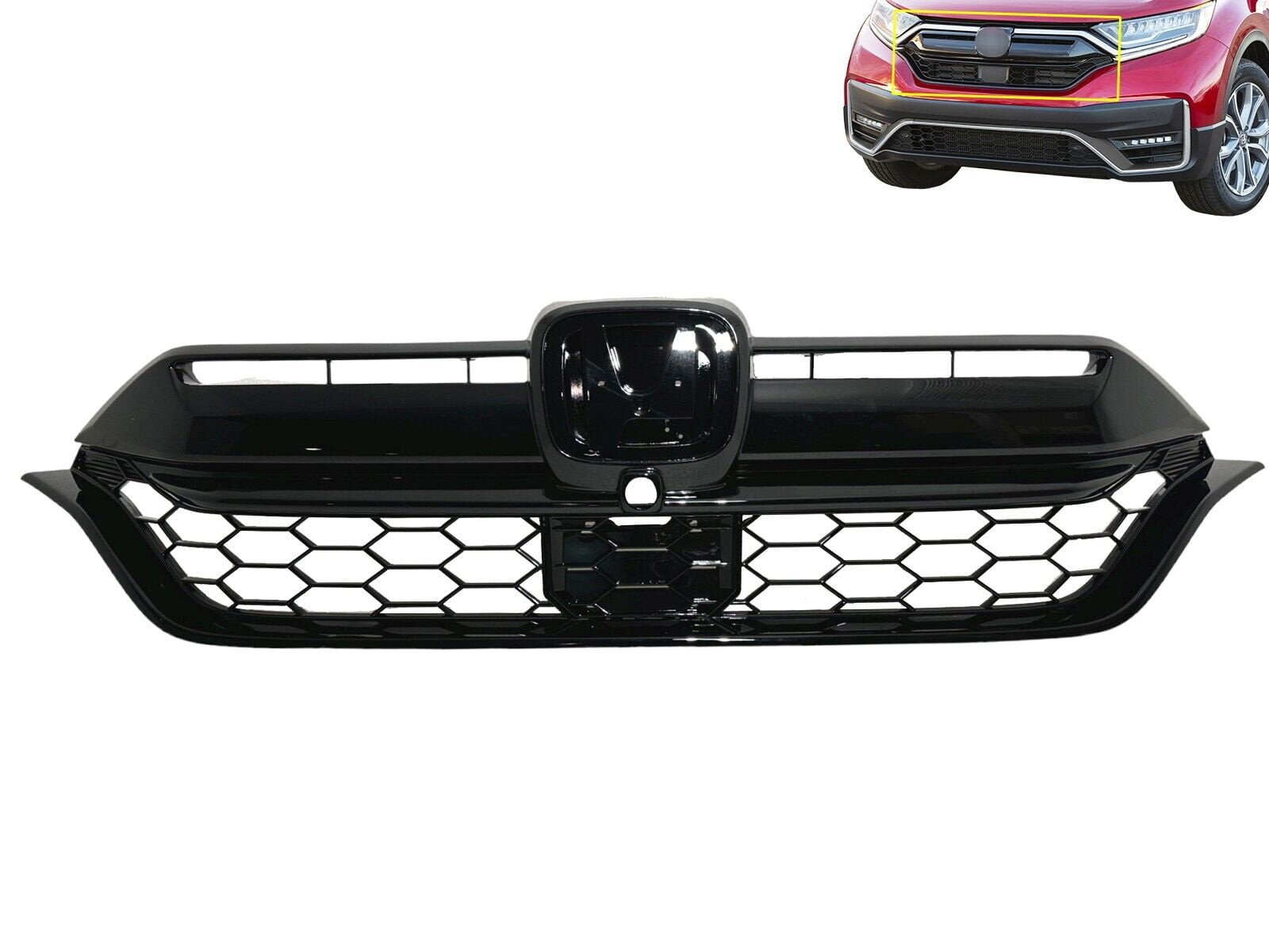 2020 2021 2022 Compatible With Honda CRV CR-V Front Bumper Upper Grille ...