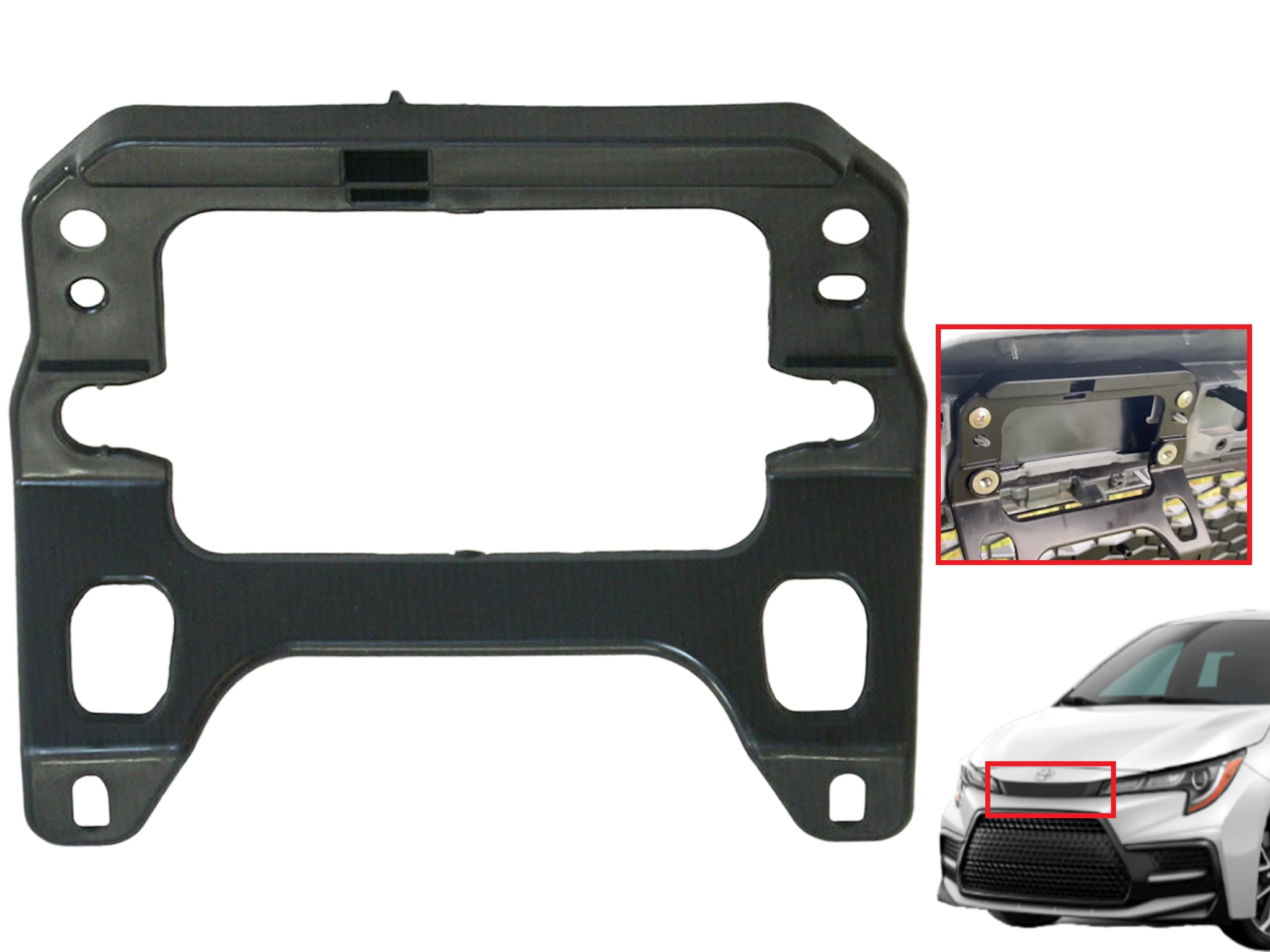 2020 2021 2022 Compatible With Toyota Corolla XSE SE Front Bumper Inner ...
