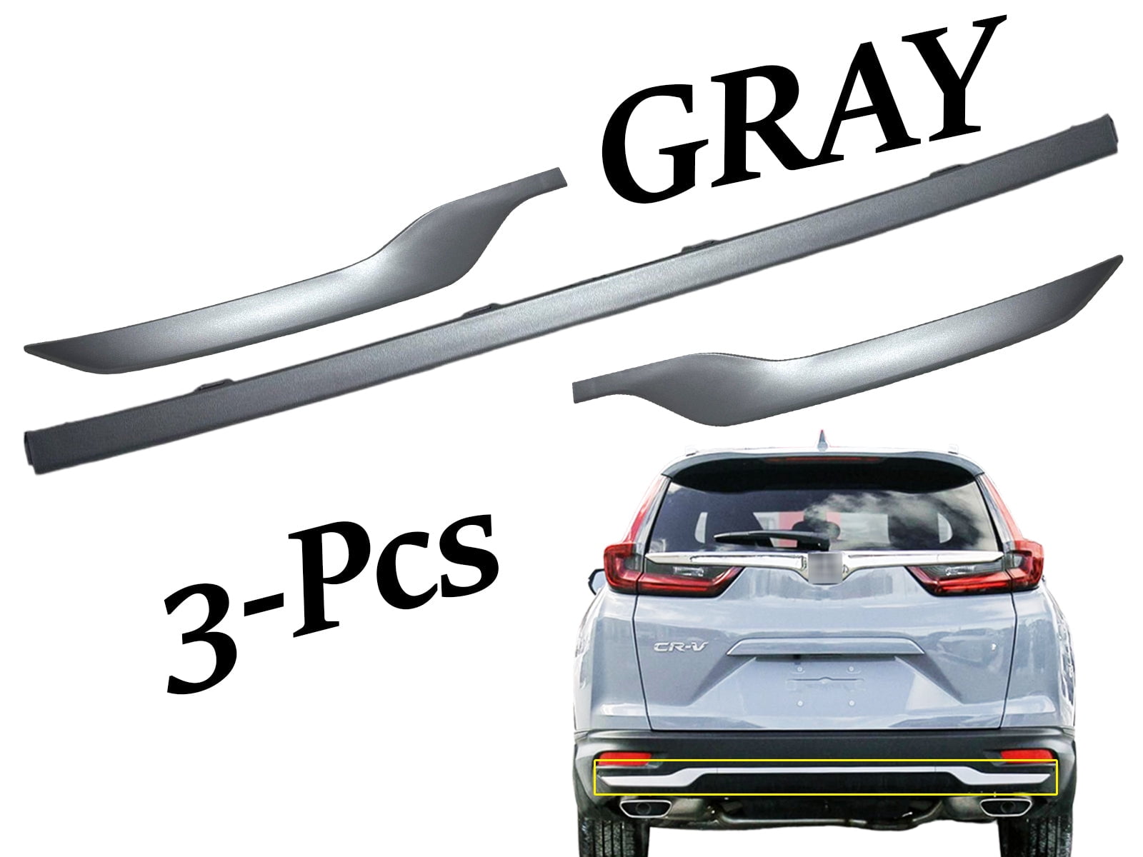 2020 2021 2022 Compatible with Honda CRV CR-V Rear Bumper Face Bar ...