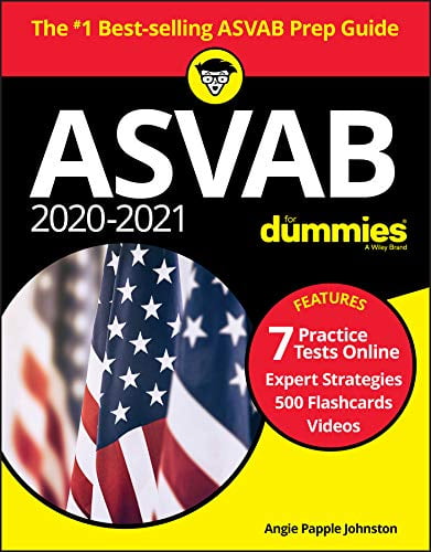 Pre-Owned 2020 / 2021 ASVAB For Dummies with Online Practice: Book + 7 ...