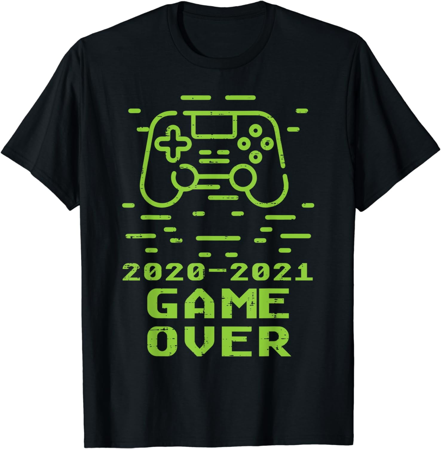 2020 2021 Game Over Controller Cool Video Gaming Gamer T-Shirt ...