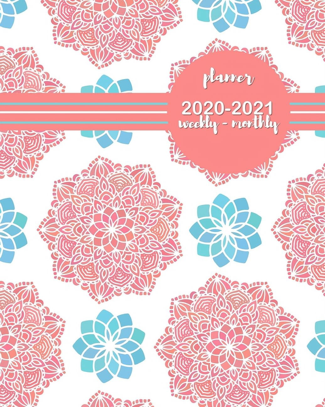 2020-2021 Planner - Weekly - Monthly: 2 page per month spread with ...