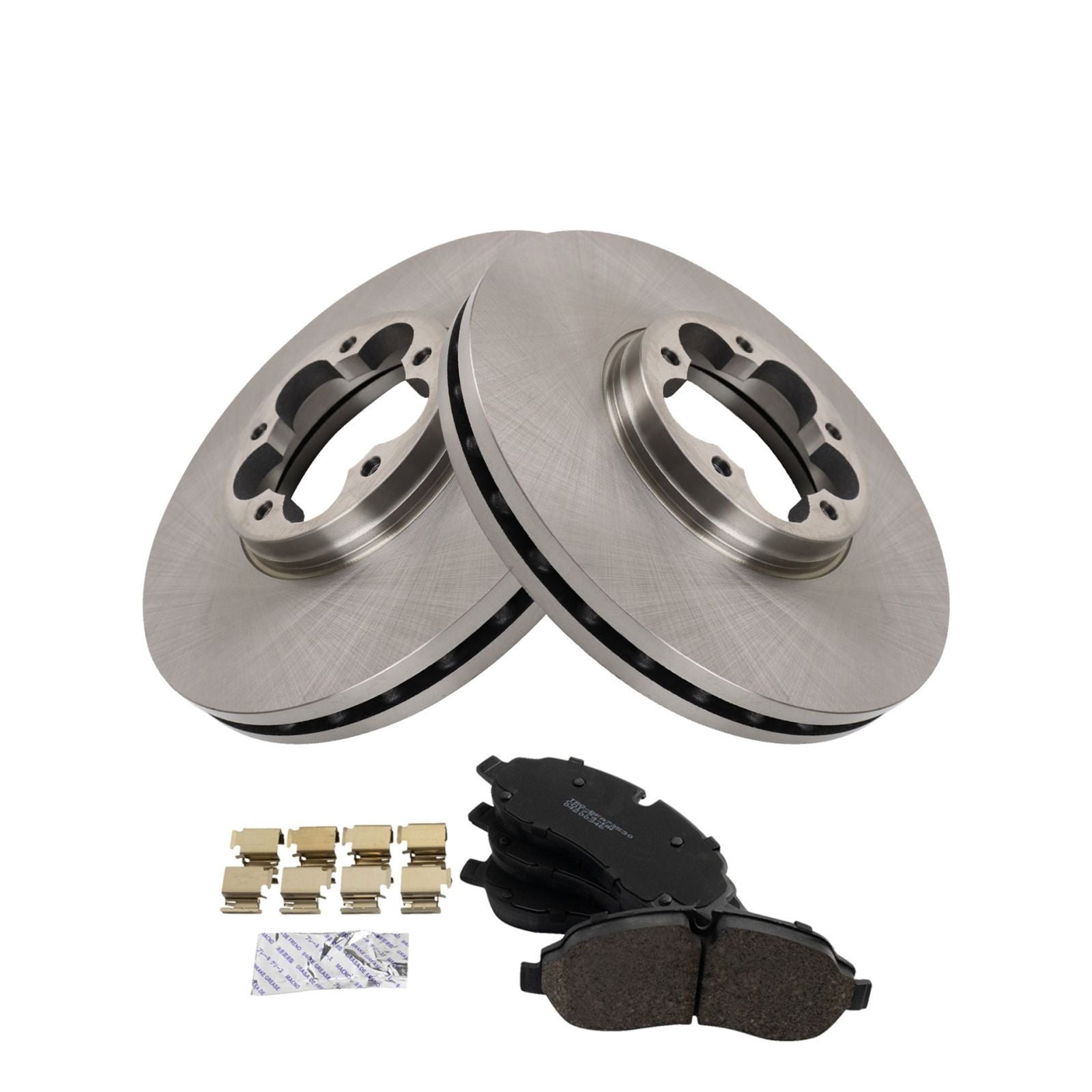 2020-2021 for Ford Front Brake Pad & Rotor Kit - Ceramic Premium Posi ...