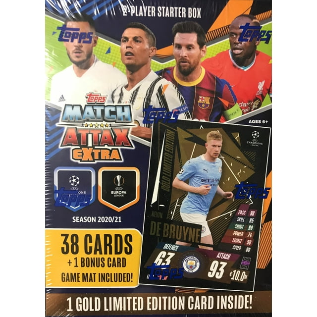 Topps 2020-21 Match Attax Extra UEFA Soccer Sealed Hobby Sport Packs ...