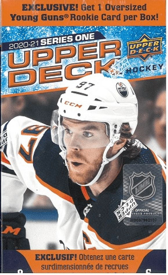 Upper Deck 2020-21 Series 1 Hockey Blaster Box, 48 Cards, 1 Oversized ...
