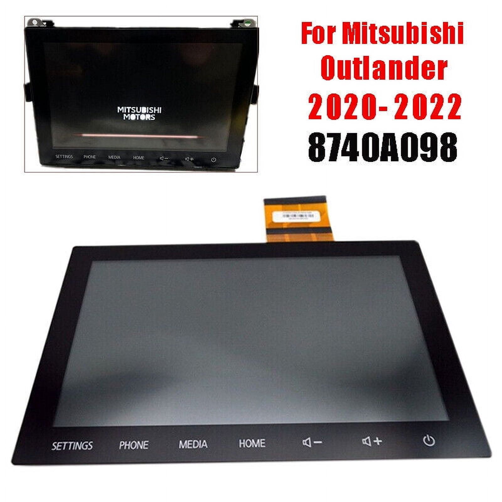 2020-22 For Mitsubishi Outlander REPLACEMENT 8" Touch Digitizer LCD ...