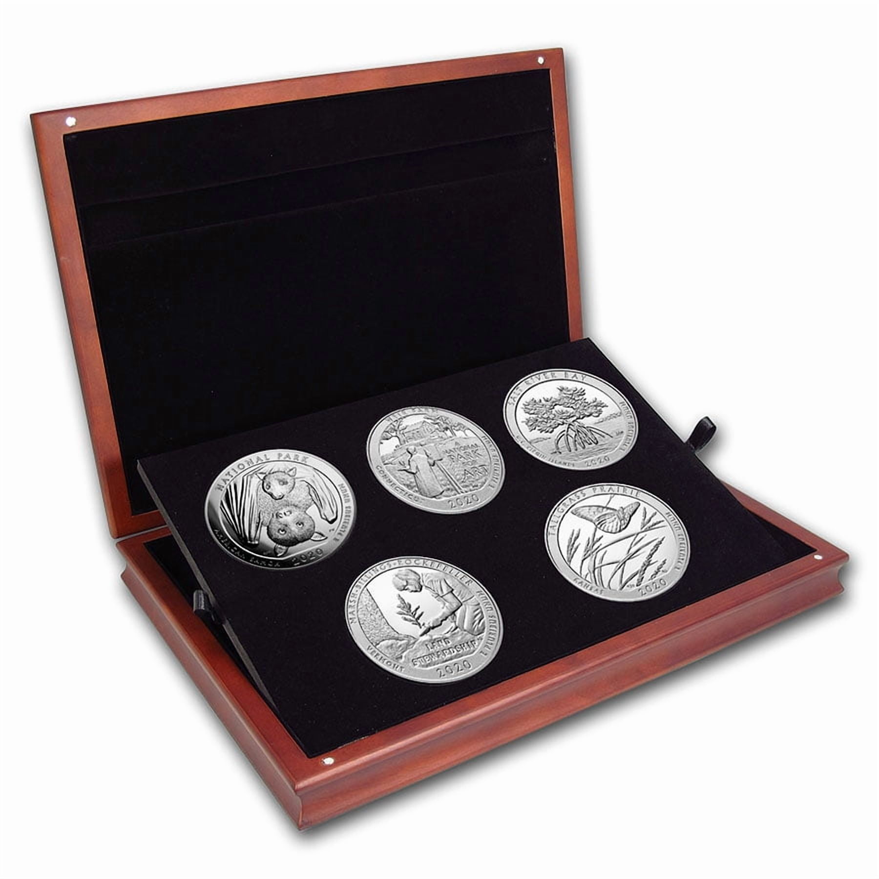 2020 5 oz Silver ATB 5-Coin Set (Elegant Display Box) - Walmart.com