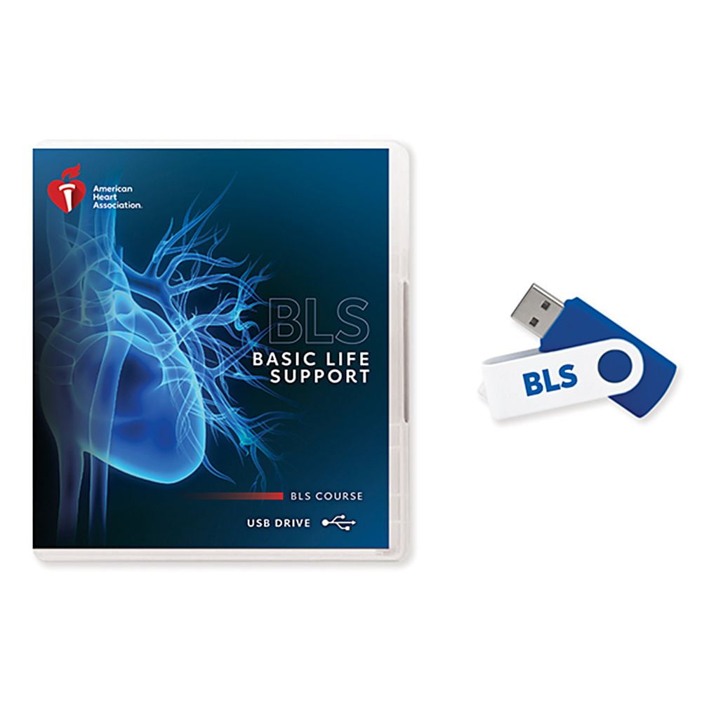 AHA 2020 BLS Course Instructional Videos on USB Drive for HeartCode® BLS - Walmart.com