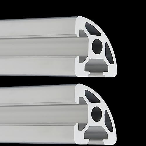 2020 Aluminum Extrusion Arc Round Corner T Slot 300mm Long Silver 2 ...