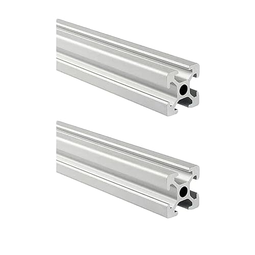 2020 Aluminum Extrusion T Slot 640mm Long Silver 2 Pack, Extruded ...