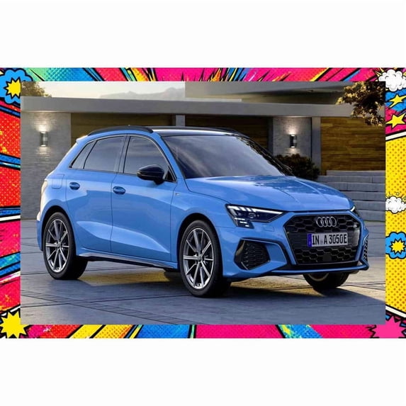 2020 Audi A3 Sportback Plug In Hybrid S Line Car Poster - Pop Art ...