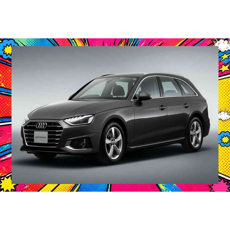 2020 Audi A4 Avant JP - Pop Art Edition | 12x18 Inch Laminated Poster ...