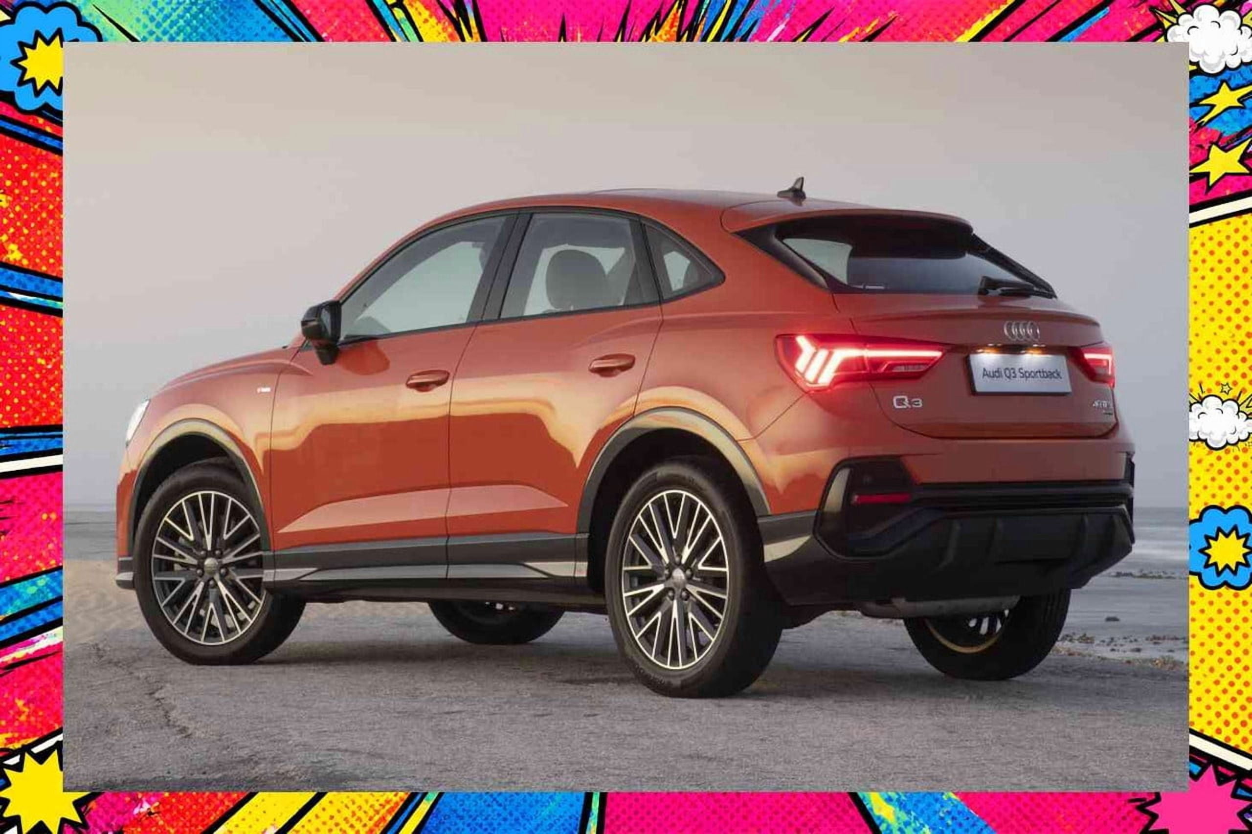 2020 Audi Q3 Sportback S Line ZA - Pop Art Edition | 24x36 Inch Rolled ...
