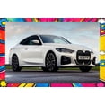 2020 BMW 4 Series Coupe M Sport UK - Pop Art Edition | 12x18 Inch ...