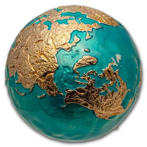 2020 Barbados 3 oz Silver Blue Marble: Planet Earth - Walmart.com