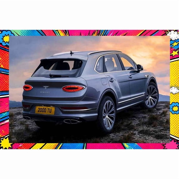 2020 Bentley Bentayga V8 - Pop Art Edition | 24x36 Inch Glossy ...