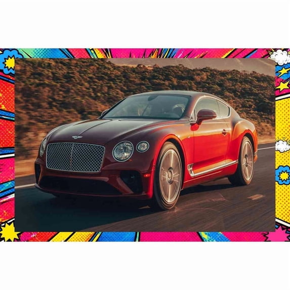 2020 Bentley Continental GT V8 Style A - Pop Art Edition | 20x30 Inch ...
