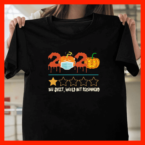 2020 Boo Sheet 1 Star Rating Funny Ghost Halloween Gift H9175, for ...