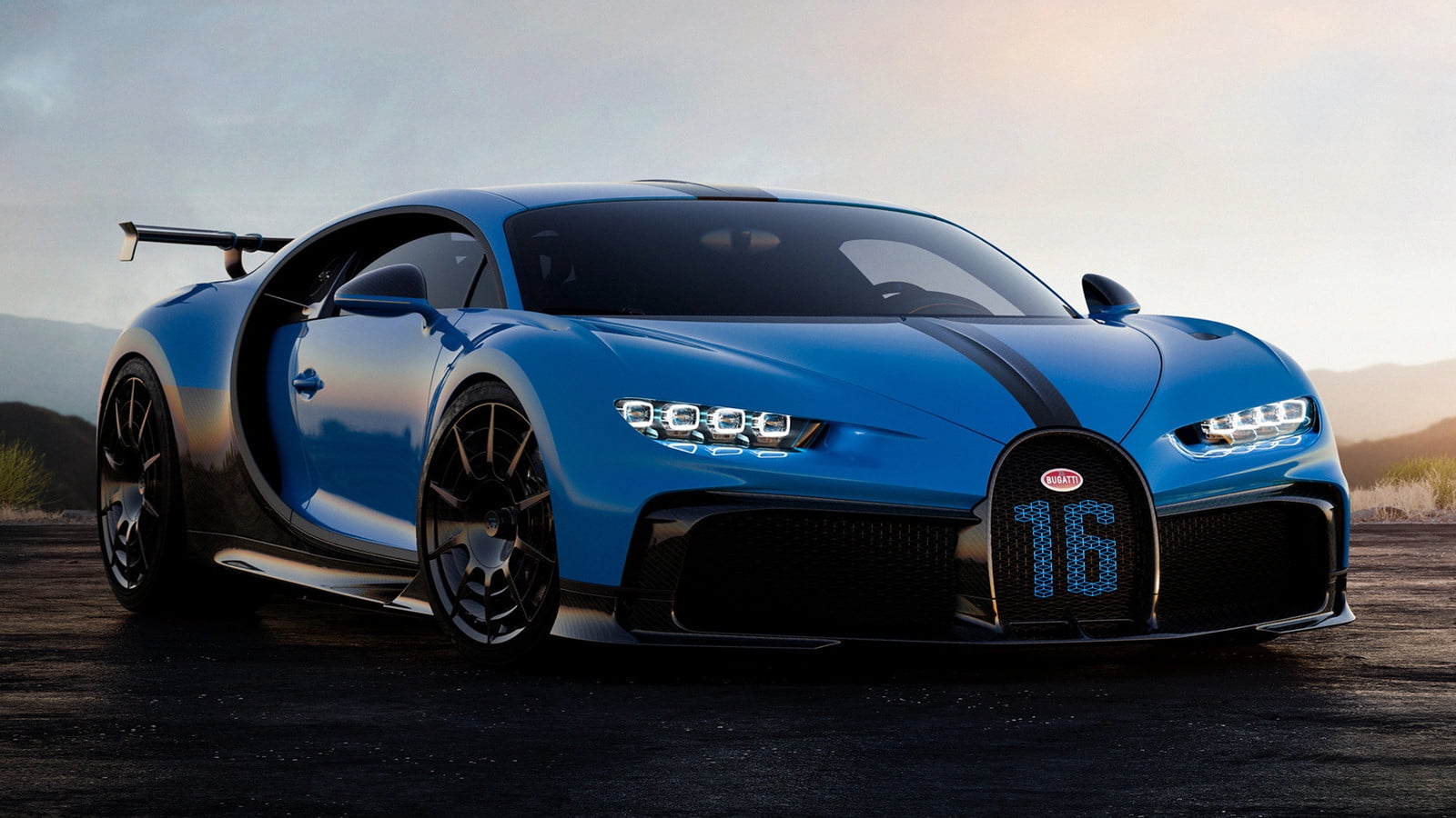 2020 Bugatti Chiron Pur Sport Style A - 24x36 Inch Glossy Laminated ...