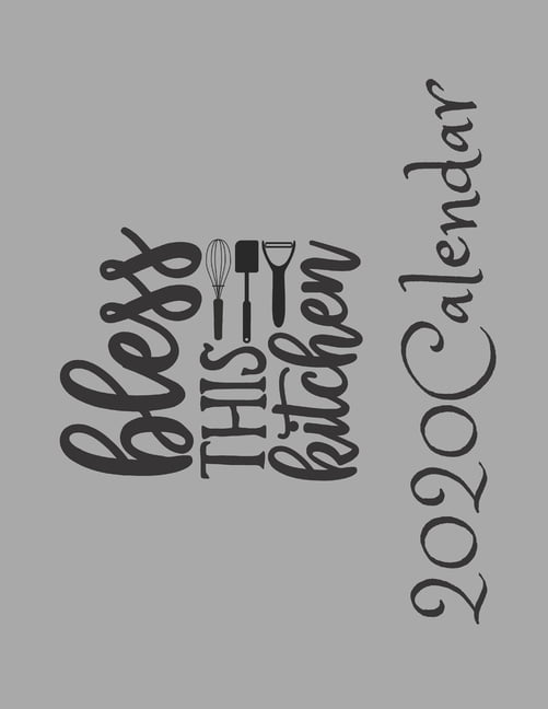 2020 Calendar : Monthly wall calendar. Different slogan each month ...