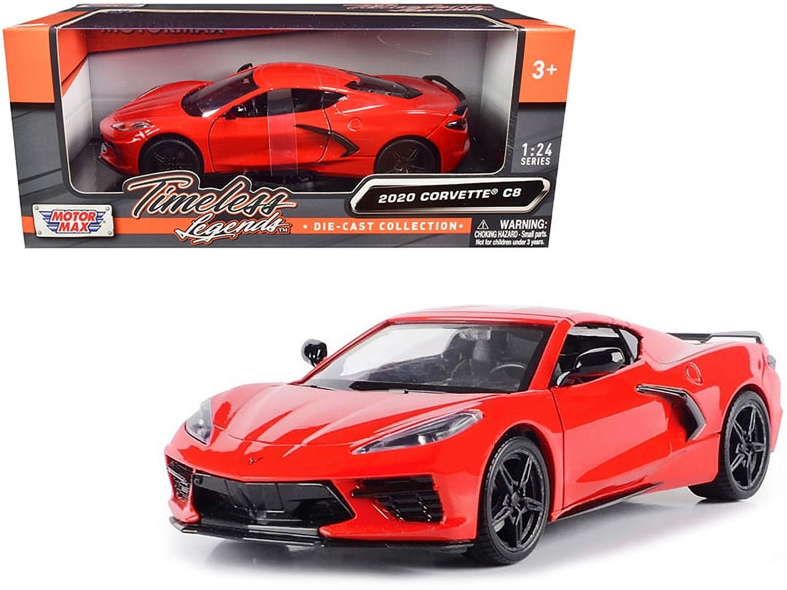 2020 Chevrolet Corvette C8 Stingray Red "Timeless Legends" 1/24 Diecast ...