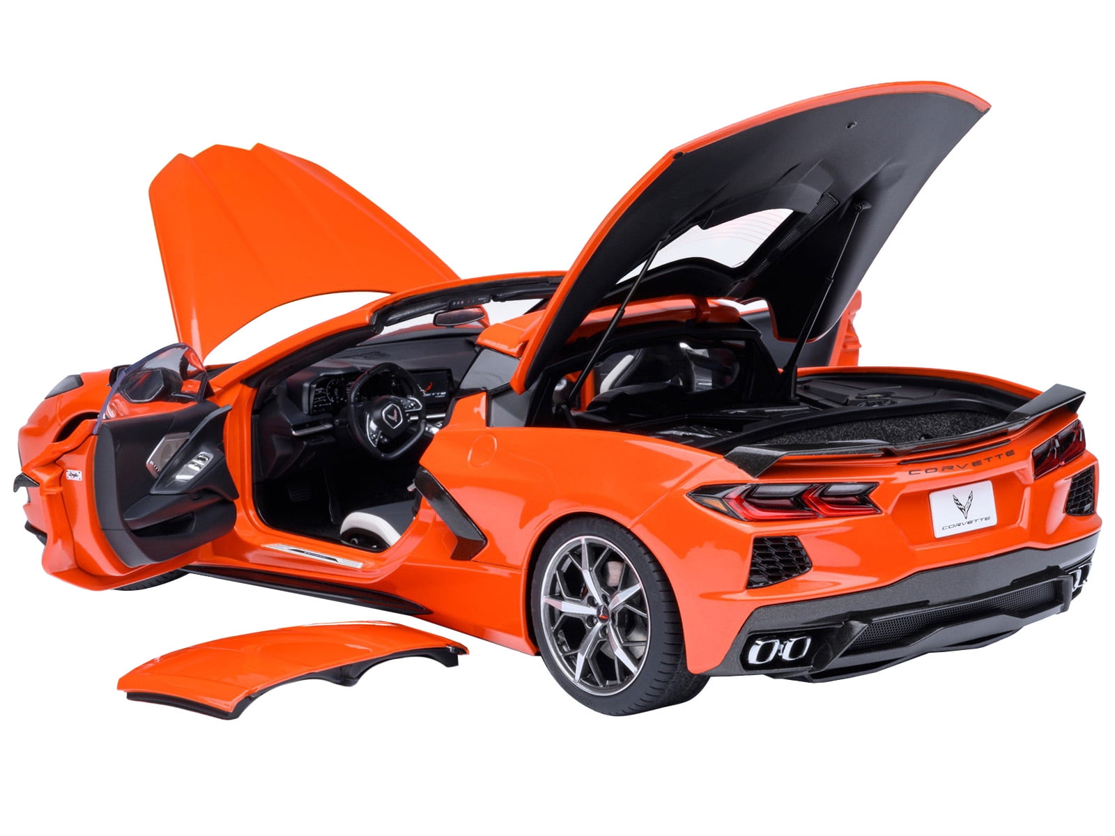 2020 Chevrolet Corvette C8 Stingray Sebring Orange 1/18 Model Car by ...
