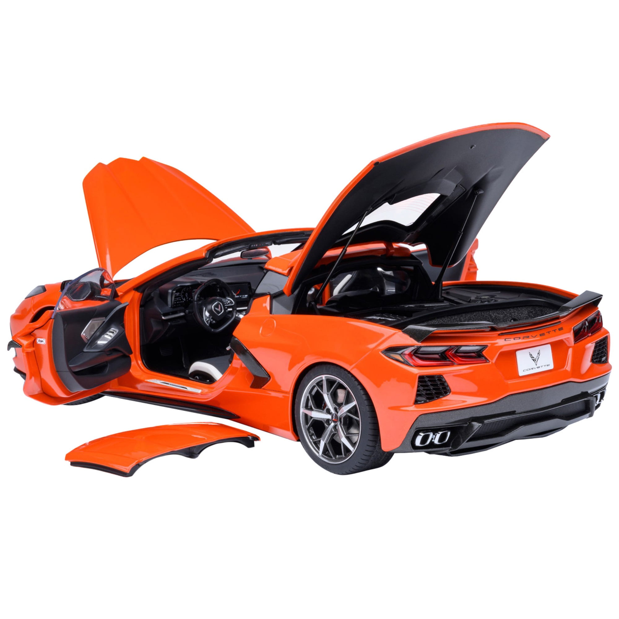 2020 Chevrolet Corvette C8 Stingray Sebring Orange 1/18 Model Car by ...