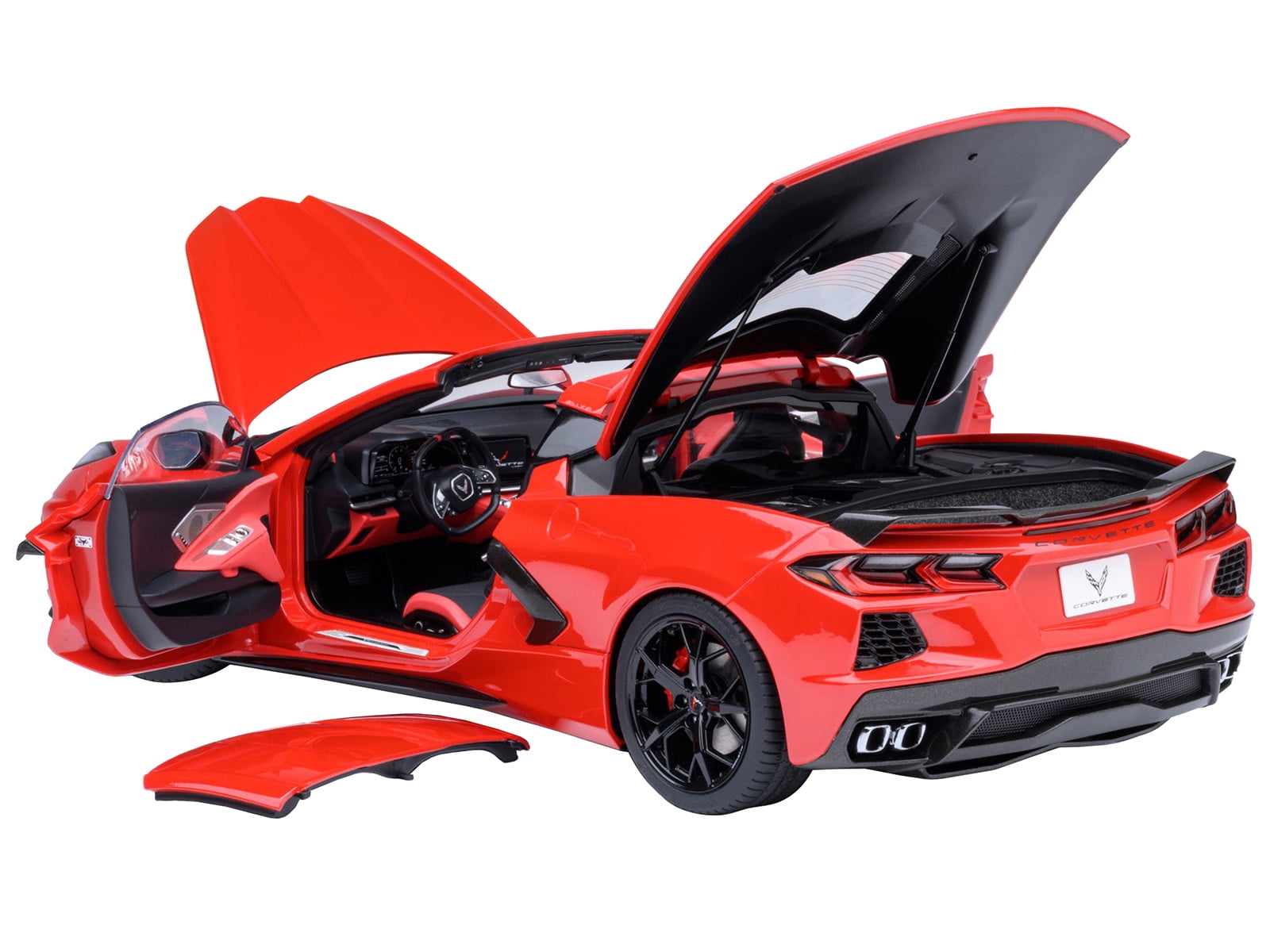 2020 Chevrolet Corvette C8 Stingray Torch Red 1/18 Model Car by Autoart ...