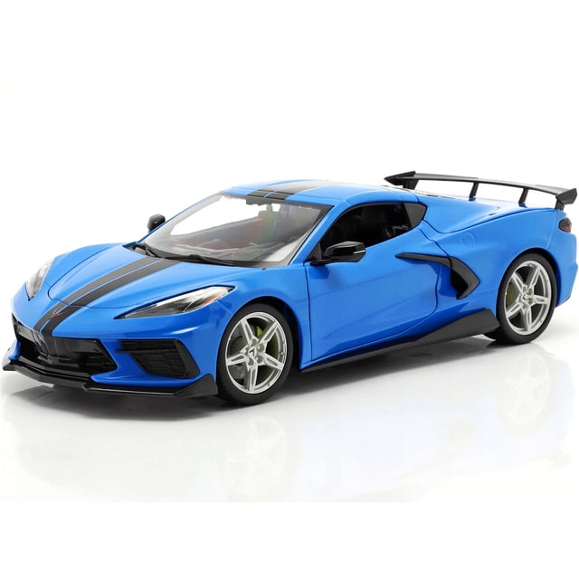 2020 Chevrolet Corvette Stingray C8 Coupe with High Wing Blue with ...