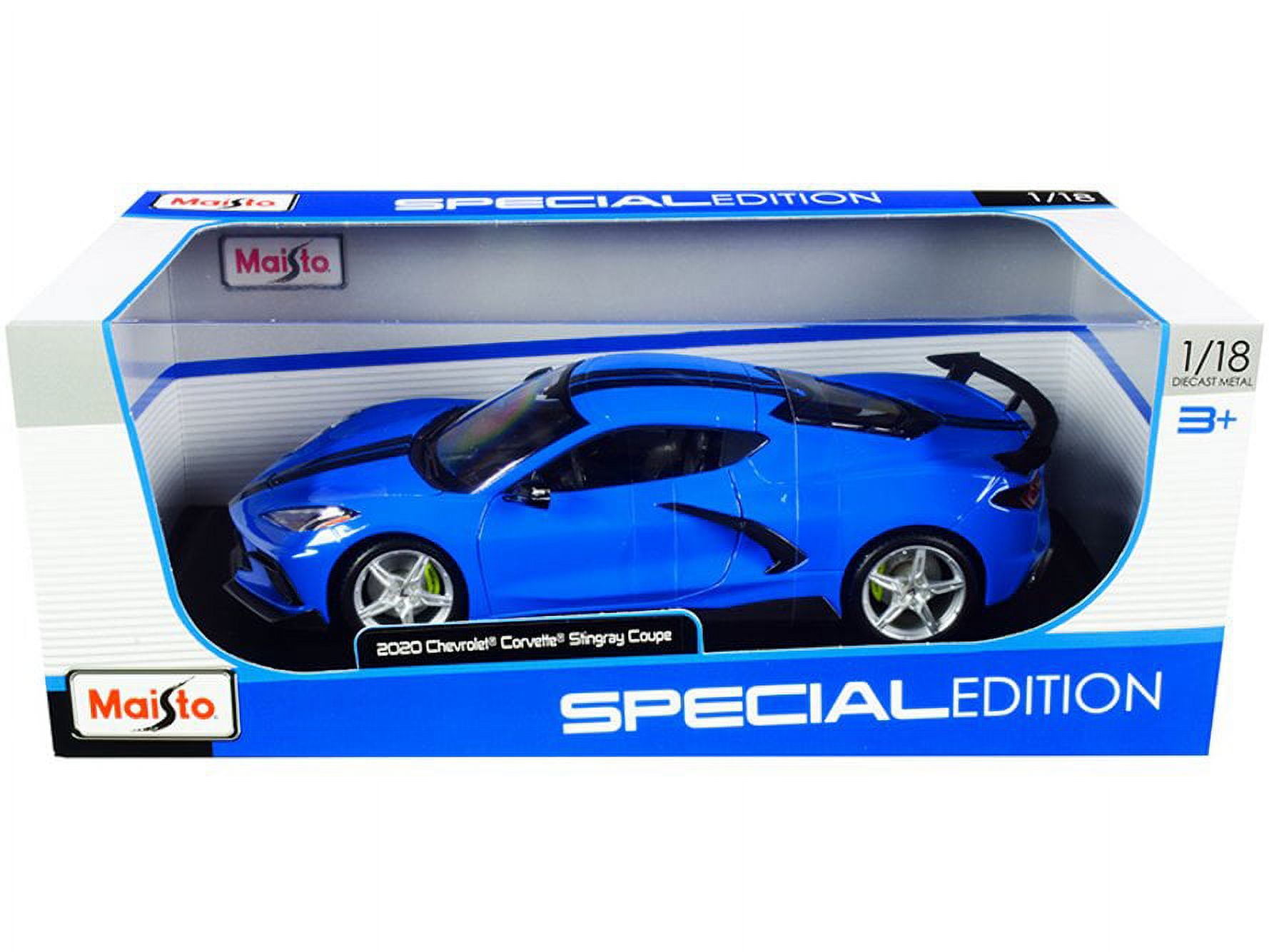 2020 Chevy Corvette Stingray C8 Coupe, Blue - Maisto 31455BU/6 - 1/18 ...