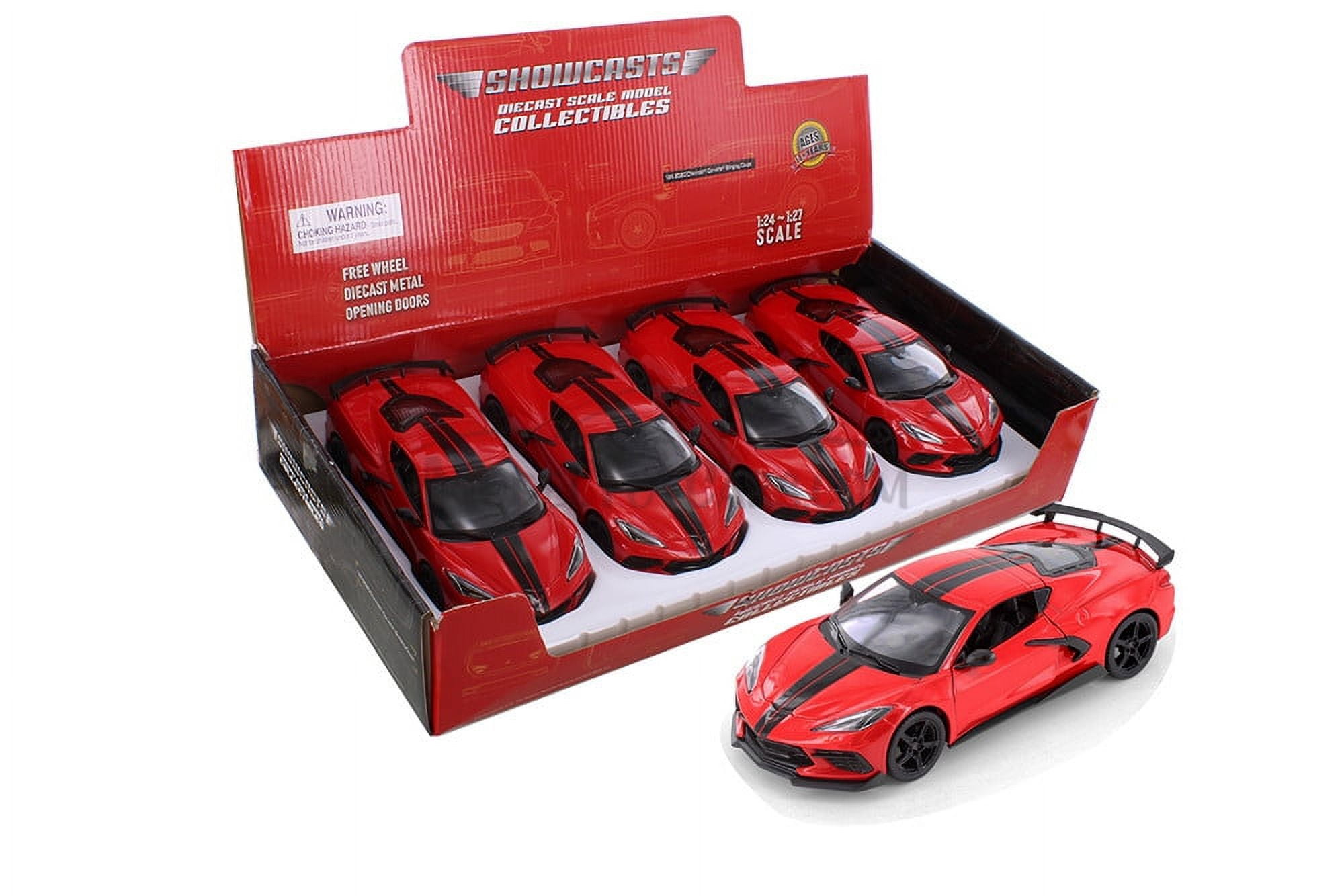 2020 Chevy Corvette Stingray Coupe, Red - Showcasts 37534 - 1/24 Scale ...
