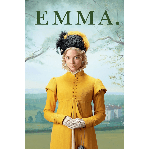 2020 Emma. Movie Poster 24x36 Jane Austen Period Romance Comedy ...