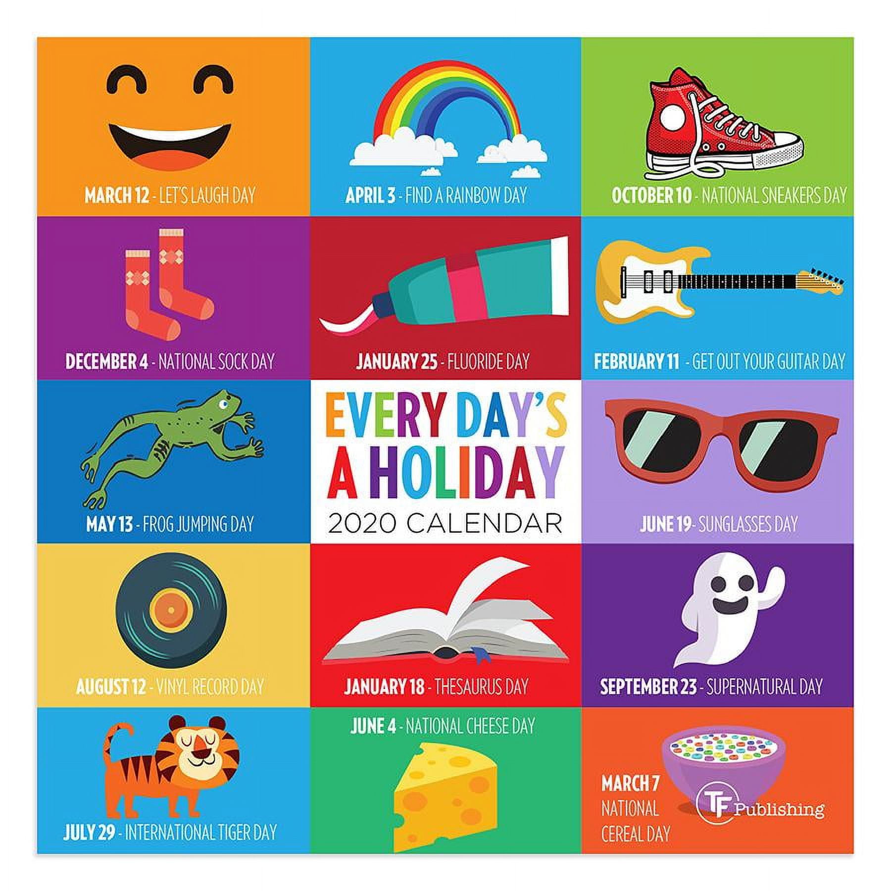 2020 Every Day's A Holiday Mini Calendar - Walmart.com