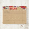 2020 Floral Kraft Mini Desk Pad Calendar - Walmart.com