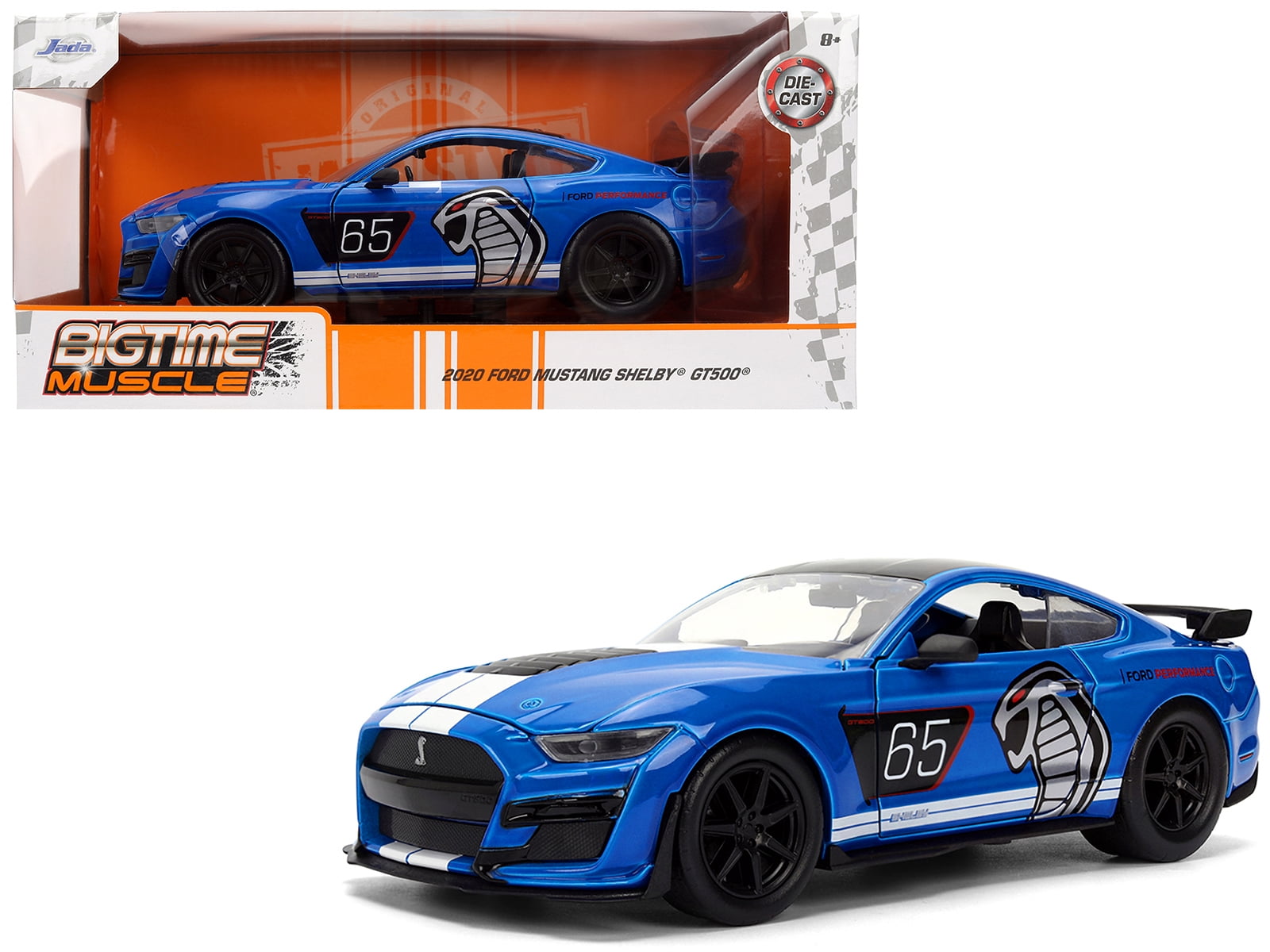 2020 Ford Mustang Shelby GT500 #65 "Ford Performance" Blue with Black ...